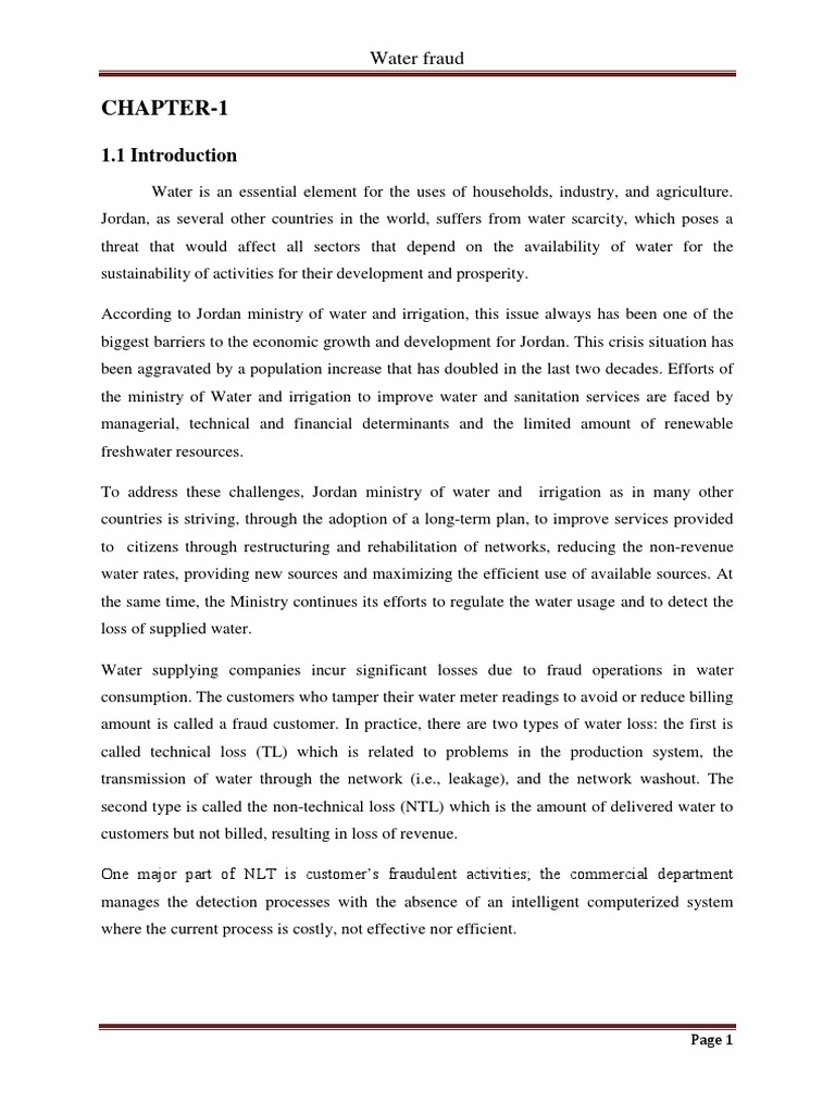 Detection of Water Consumption Fraud Through Data Mining Classification ...