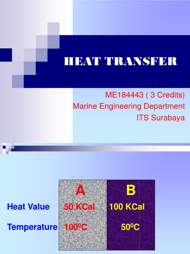 HEAT TRANSFER COURSE COVERS KEY TOPICS | PDF | Heat Transfer | Thermal ...