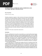 Byram Icc Model | PDF | Stereotypes | Cross Cultural Communication