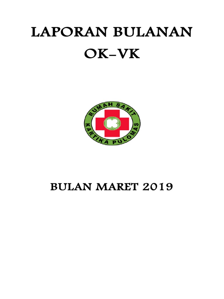 Cover Laporan Bulanan | PDF