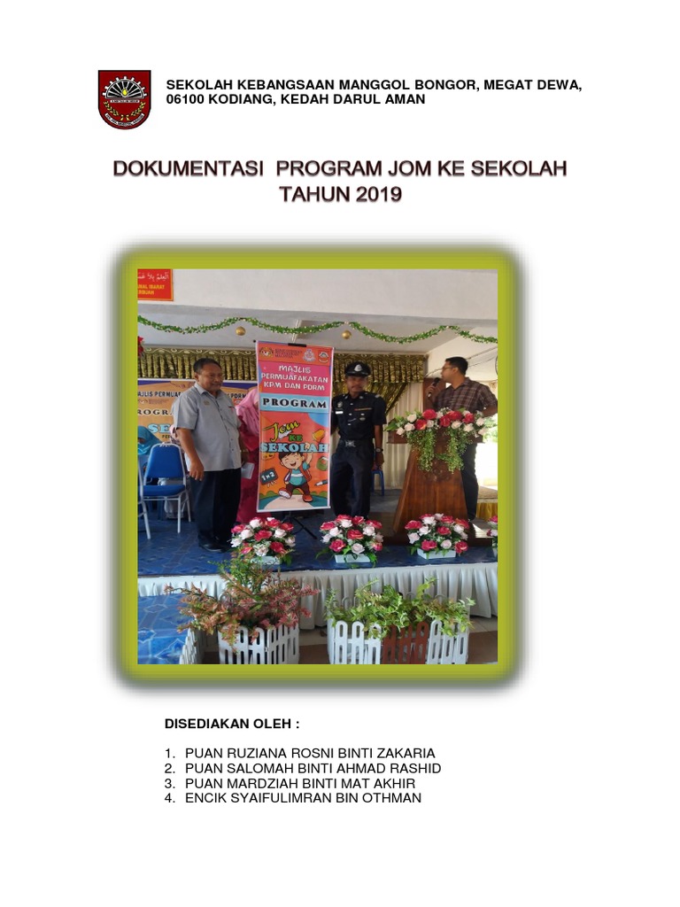 Dokumentasi Program Jom Pi Ke Sekolah | PDF