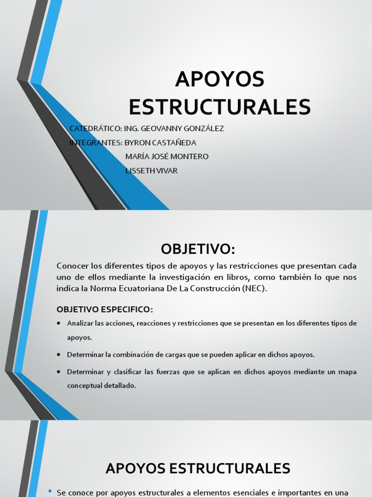 Apoyos Estructurales | PDF | Rotación | Ecuaciones