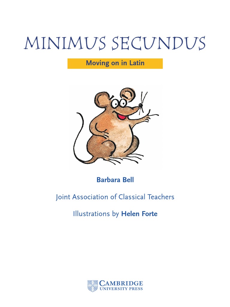 Minimus Secundus PDF | PDF | Grammar | Linguistic Typology