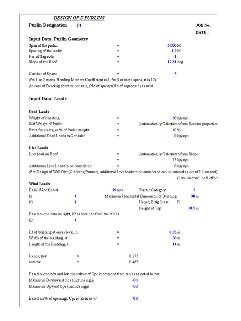 Z Purlin | Download Free PDF | Bending | Young's Modulus