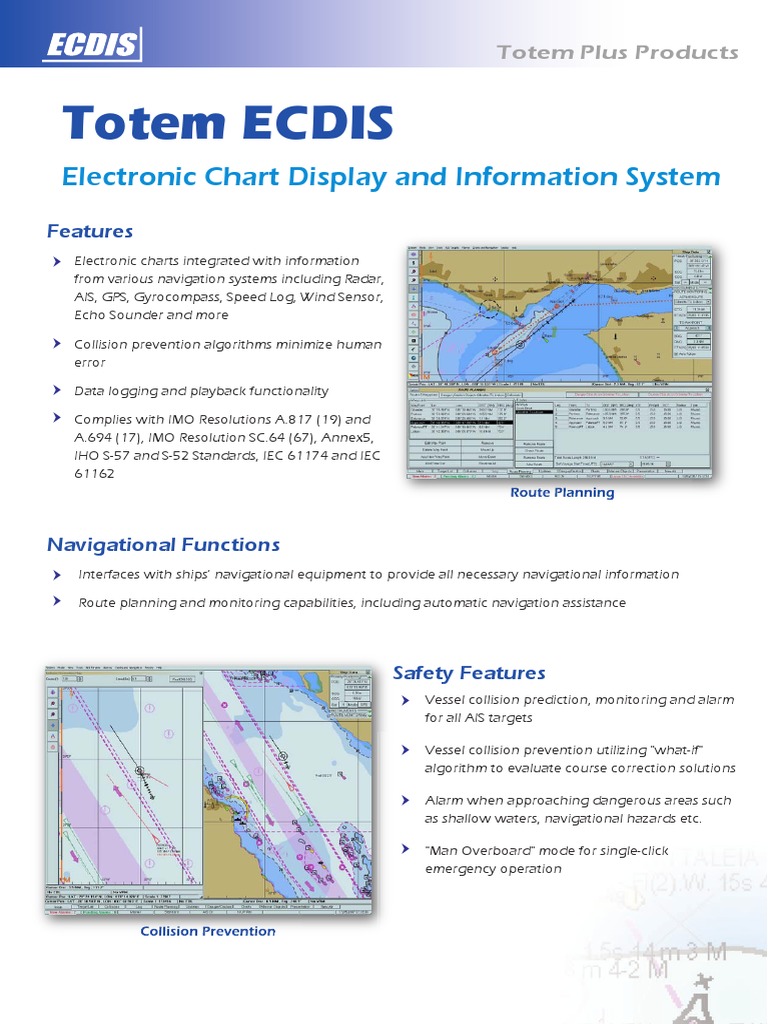 Totem ECDIS: Electronic Chart Display and Information System | PDF