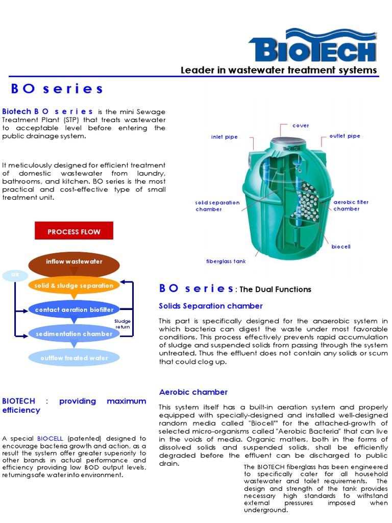 Biotech Bo Series | PDF | Sewage Treatment | Environmental Engineering