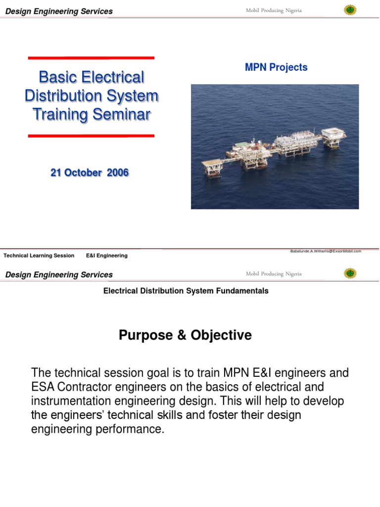 Electrical System Training | PDF | Mains Electricity | Electric Power ...