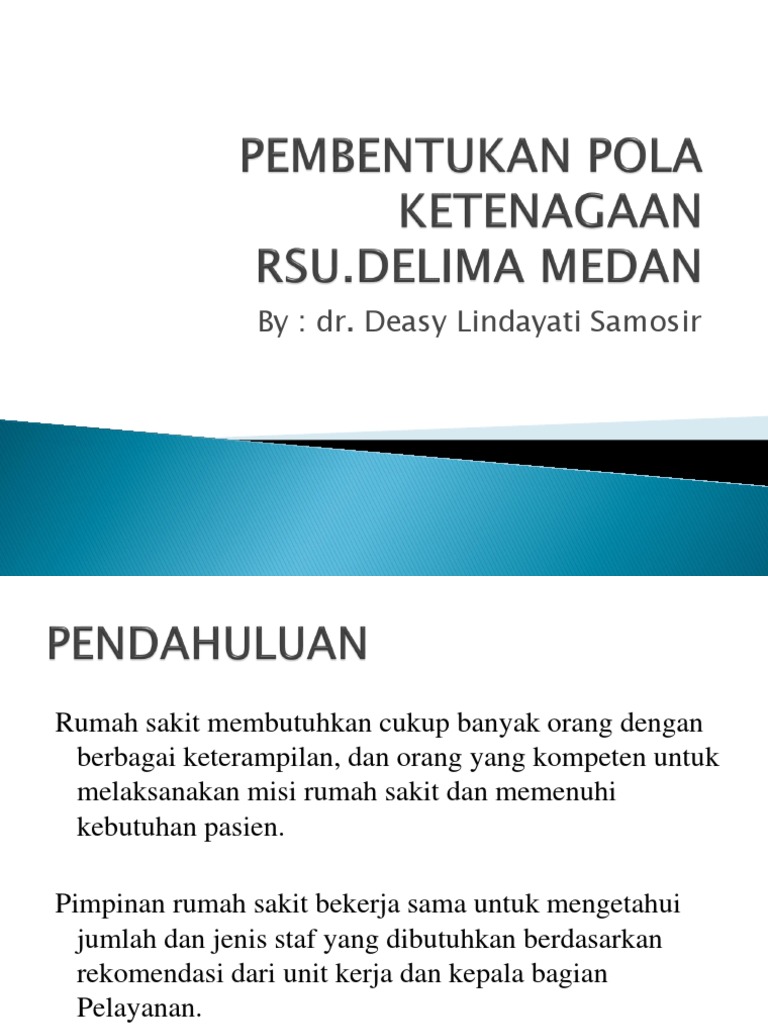 Kps 1. Ep 1 - Materi Pembentukan Pola Ketenagaan | PDF