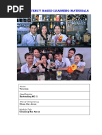 Bartending NC II: Quarter 3 - Module 1/week 1-2: Operating The Bar ...