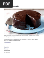 Chocolate Cake - RecipeTin Eats | PDF | Cakes | Chocolate