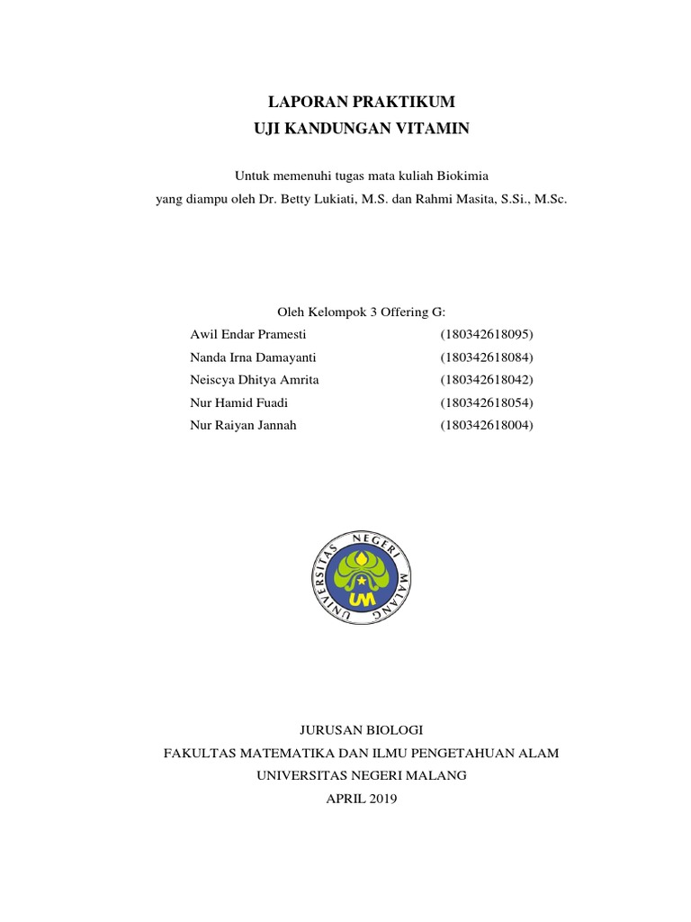 Laprak Biokim Uji Protein Fix | PDF | Kesehatan Holistik