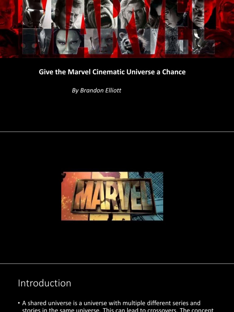Marvel Cinematic Universe | PDF | Marvel Comics | Marvel Entertainment