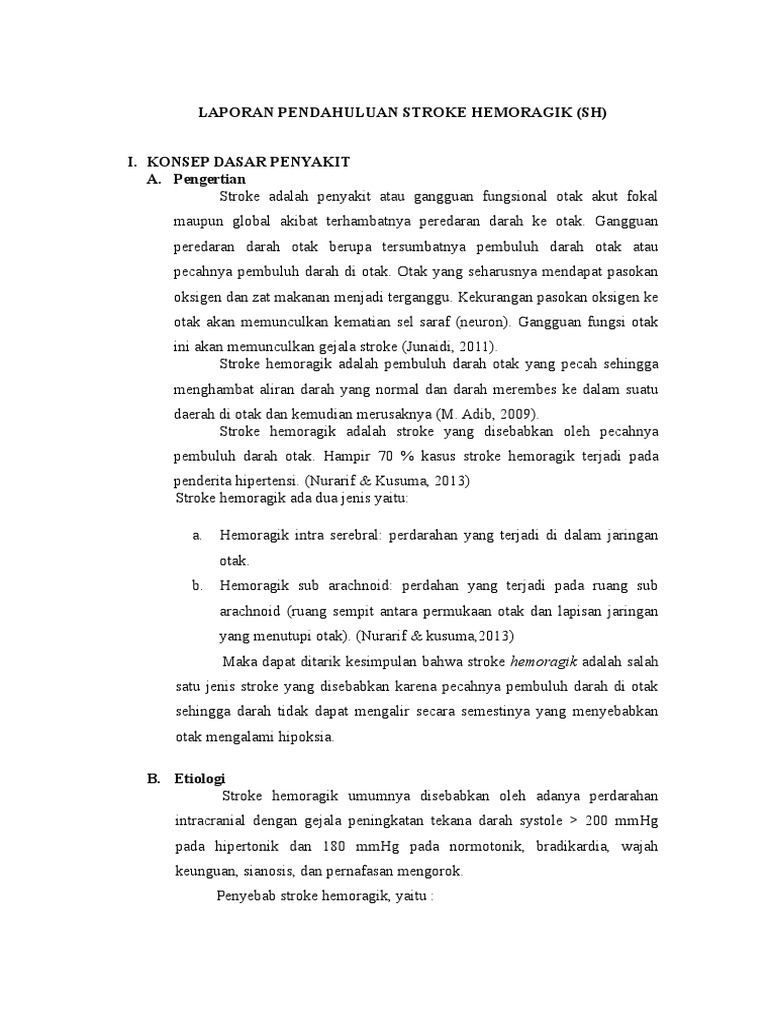 LP Stroke Hemoragik | PDF