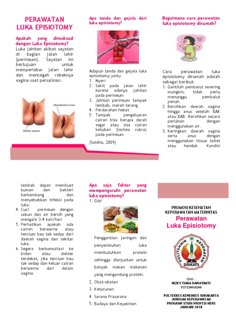 Leaflet Luka Episiotomy | PDF