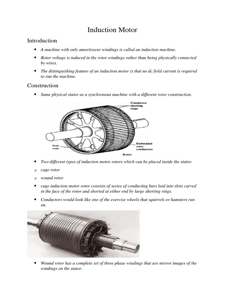 Induction Motor | PDF
