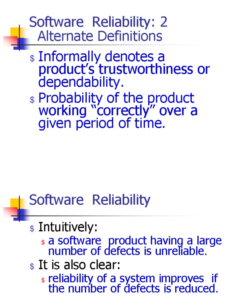 Software Relaibility Models | PDF | Reliability Engineering | Systems ...