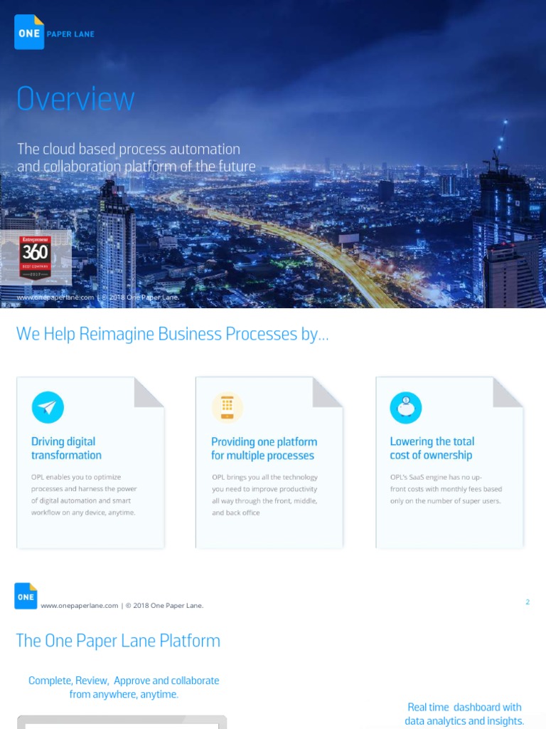 One Paper Lane - Quick Overview 2019 PDF | PDF | Accounts Payable ...