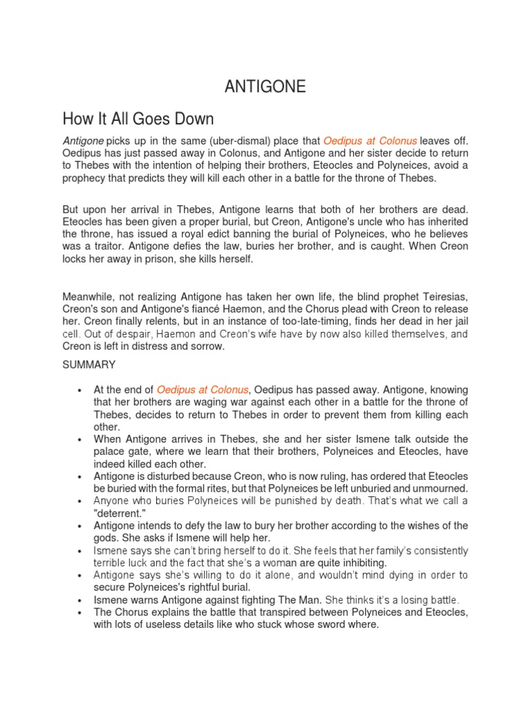 Haemon Antigone Character Analysis