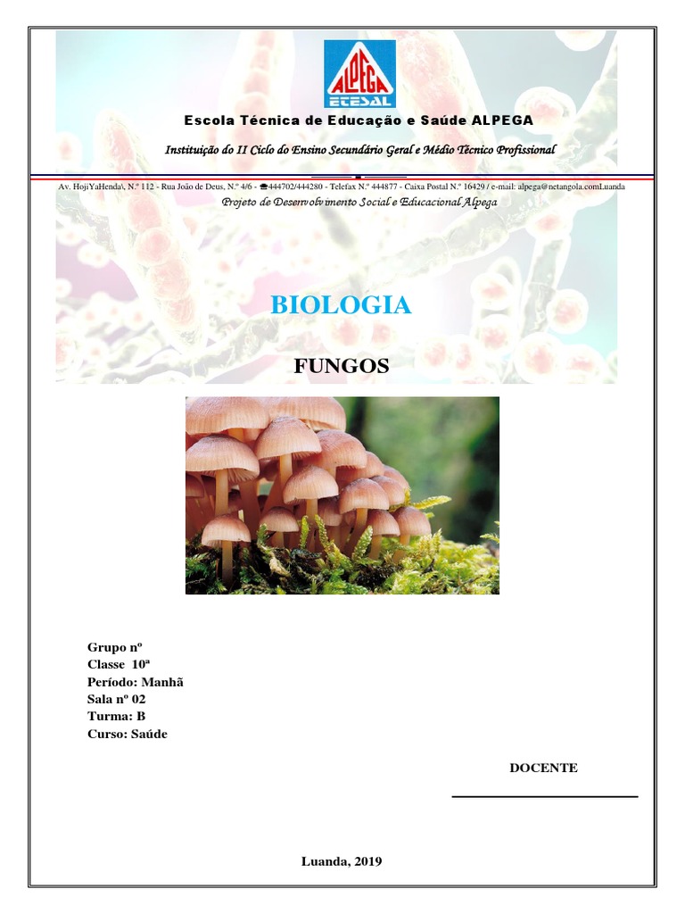 Alpega - Capa e Contra - Sobre Fungos | PDF