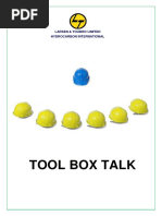 Personal Hygiene Toolbox Talk Guide | PDF | Hygiene | Wash