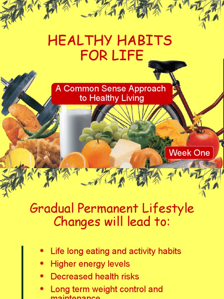 Healthy Habits for Lifelong Wellness | PDF | Dieting | Eating