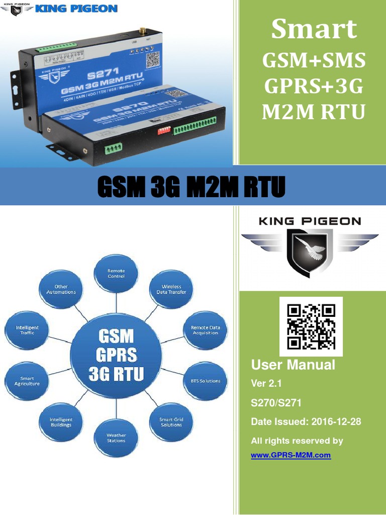 s270 s271 GSM 3g m2m Rtu User Manual v2 | PDF | General Packet Radio ...