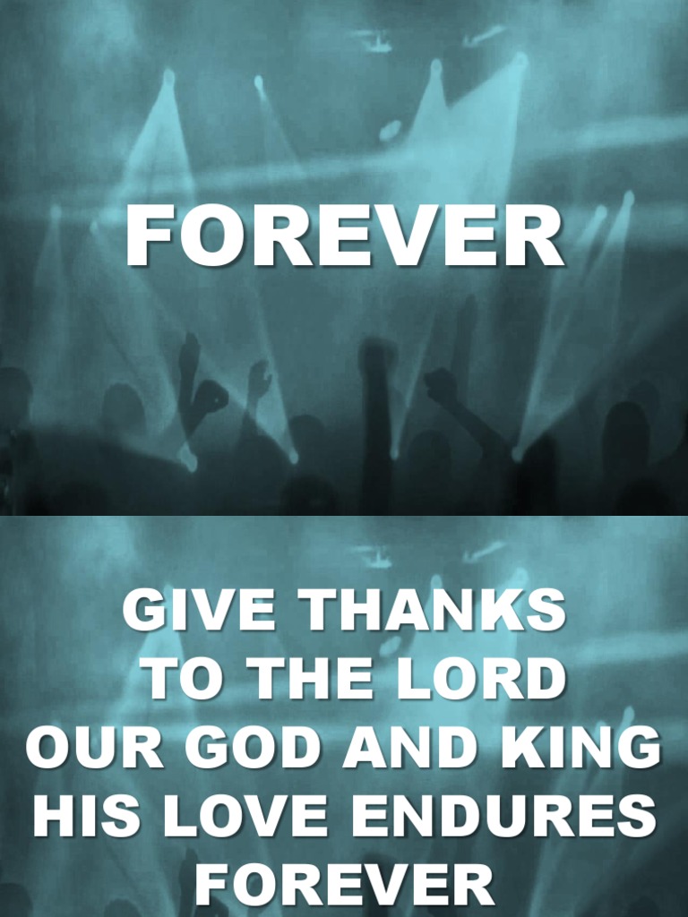 His Love Endures Forever: A Praise Song | PDF