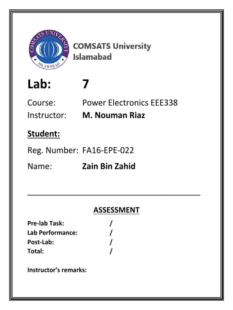Power Electronics Lab | PDF | Rectifier | Inductor