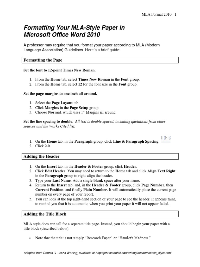 Mla Format | Pdf | Paragraph | Page Layout