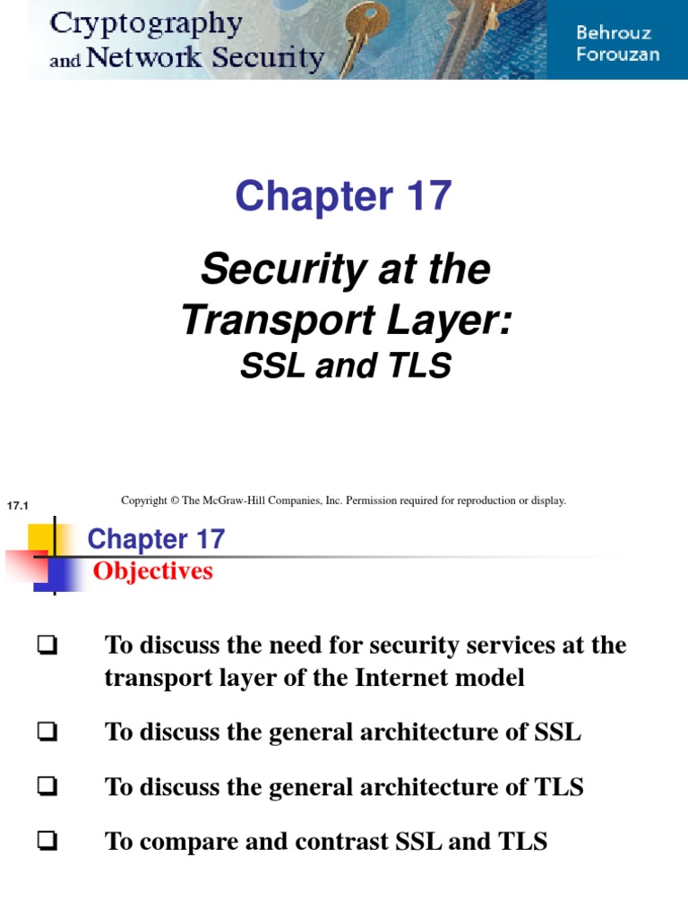A1263556640 - 23521 - 29 - 2019 - 16 Security at The Transport Layer ...