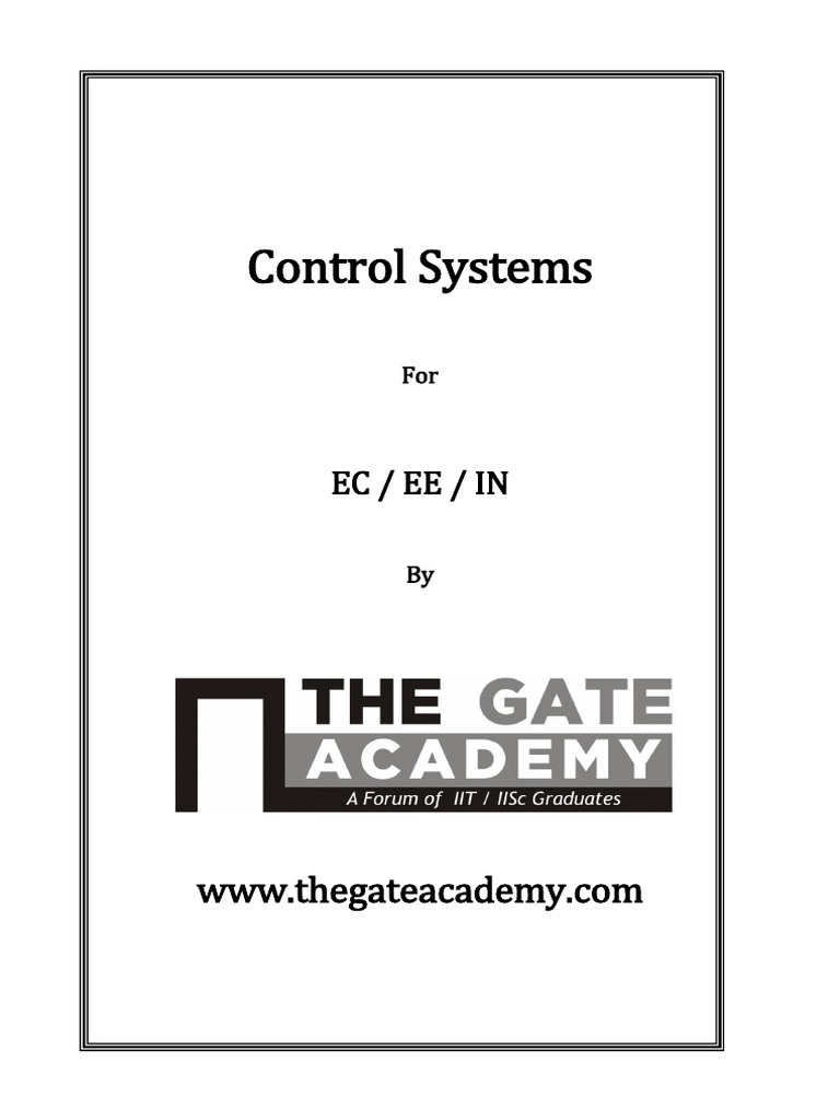 Control System PDF | PDF | Control Theory | Feedback