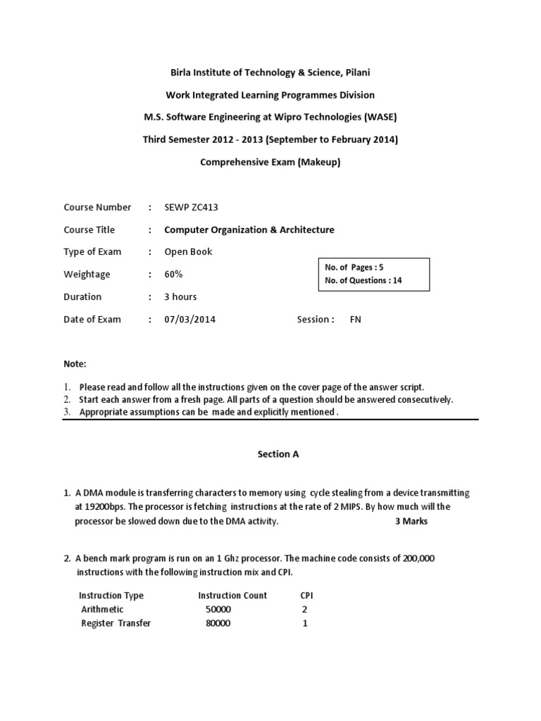 2013 Coa CM | Download Free PDF | Cpu Cache | Central Processing Unit