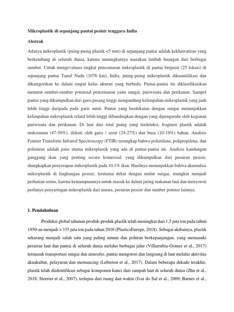 Metode Sampling Microplastic Pdf