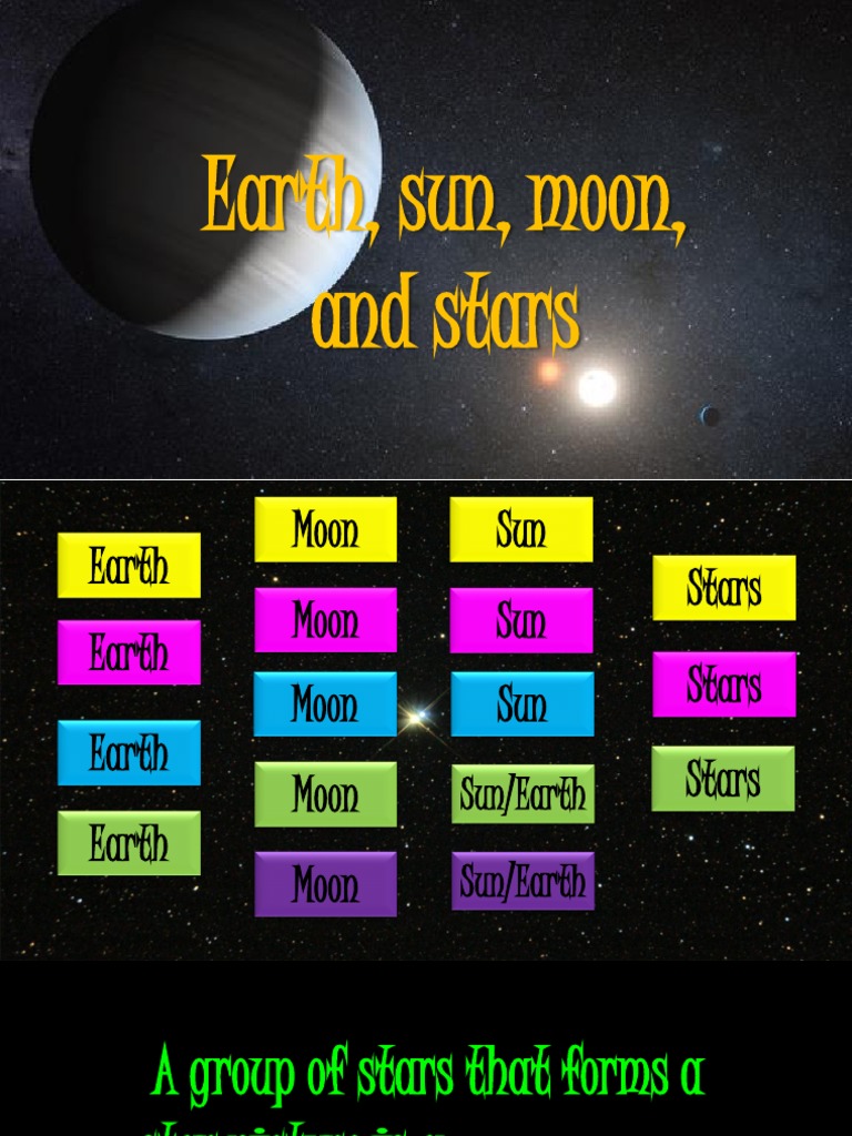 Earth, Sun, Moon, and Stars | PDF