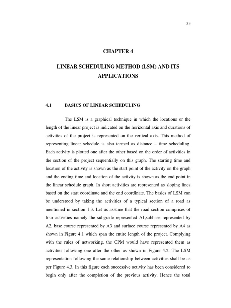 Linear Scheduling Method | PDF | Teaching Mathematics