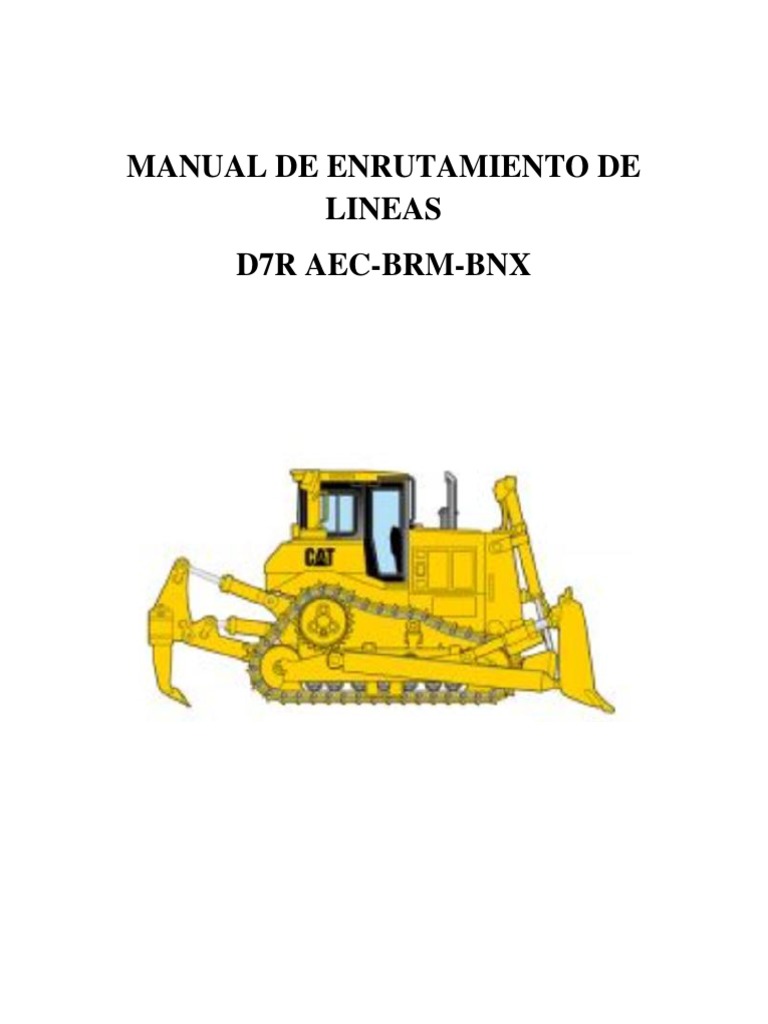Guía de Enrutamiento de Líneas - D7R2 | PDF | Mechanical Engineering ...