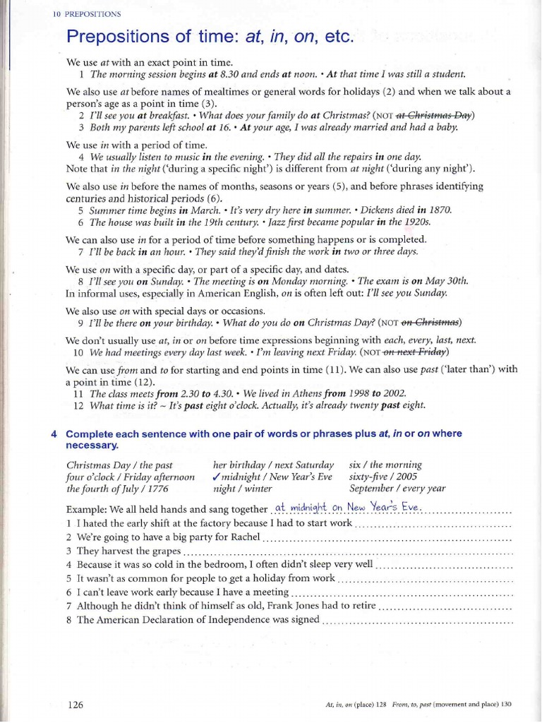 Prepositions For Advanced Levels | PDF