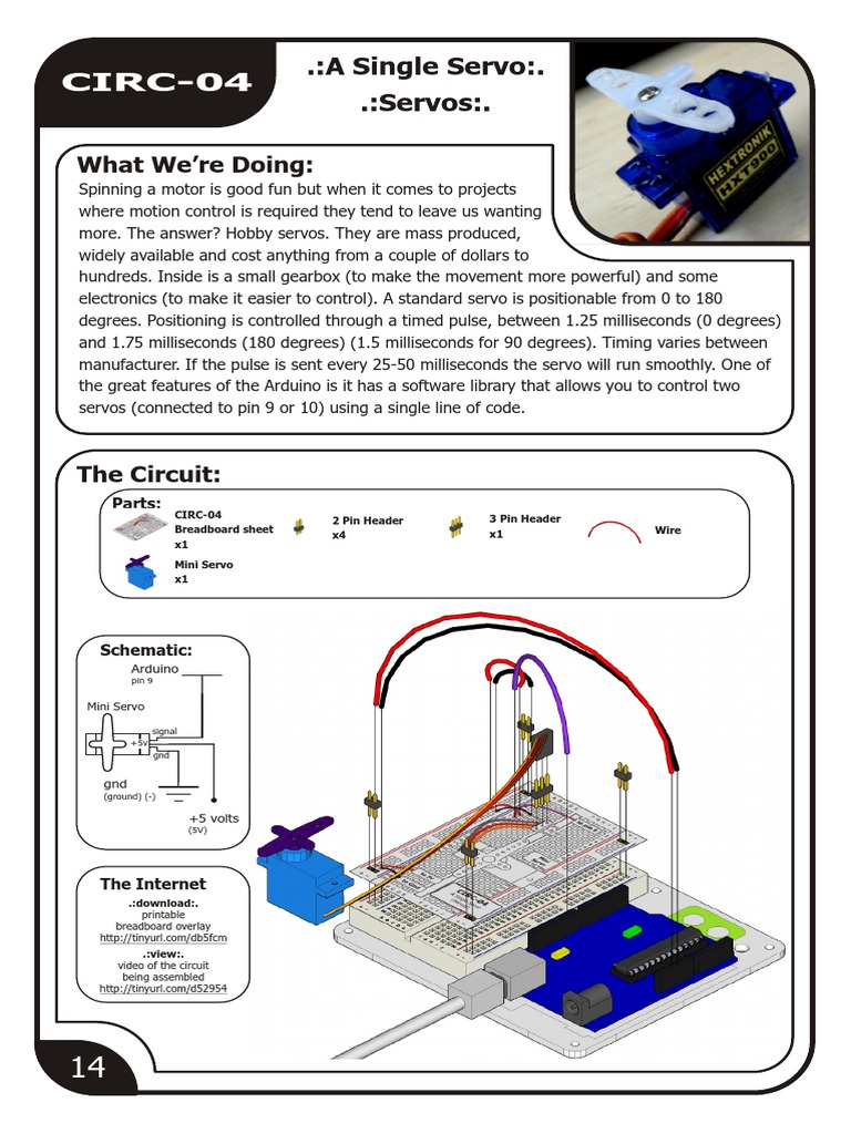 Mini Servo | PDF | Servomechanism | Arduino