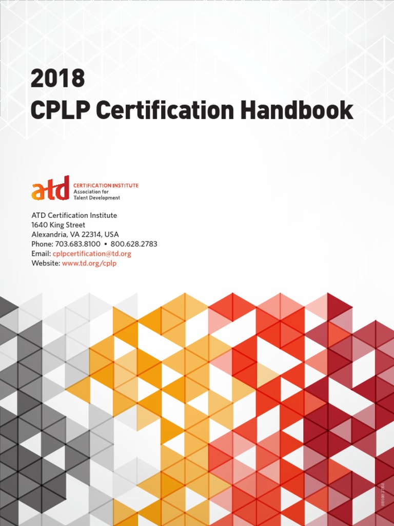 CPLP Handbook May2018 PDF | PDF | Professional Certification | Credential