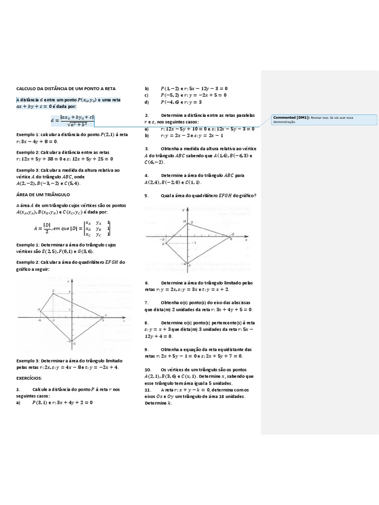 Plano de Aula - Geometria Analítica | PDF | Triângulo | Matemática ... Plano de Aula - Geometria Analítica | PDF | Triângulo | Matemática ...