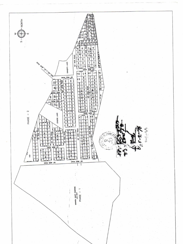 Manasa Hills Phase 2 Layout. Budvel | PDF