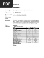 MSDS Dowtherm | PDF | Heat Transfer | Liquids