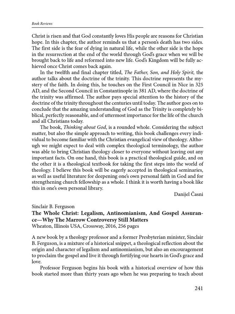 9 Balint PDF | PDF | Assurance (Theology) | Grace In Christianity