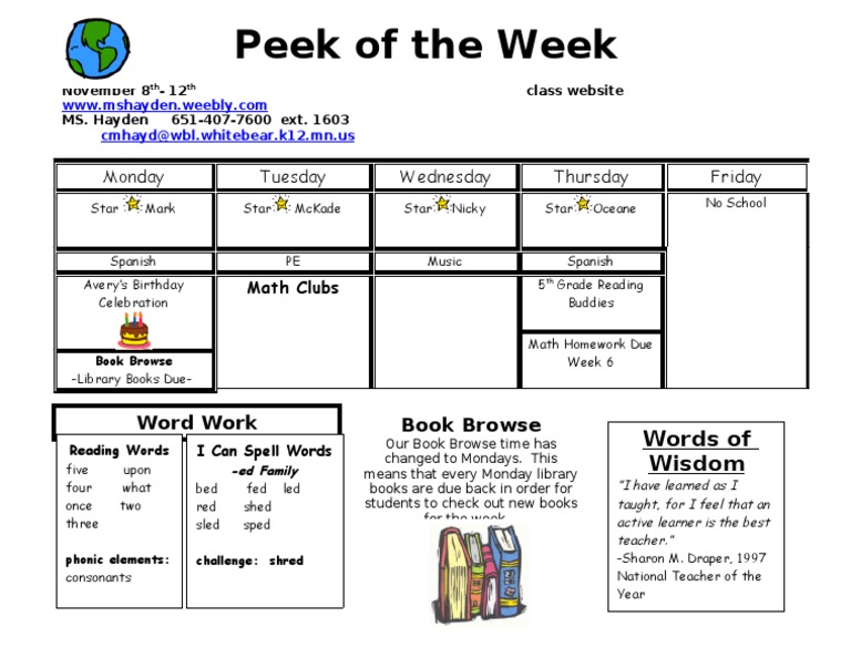 Peek of The Week New | PDF