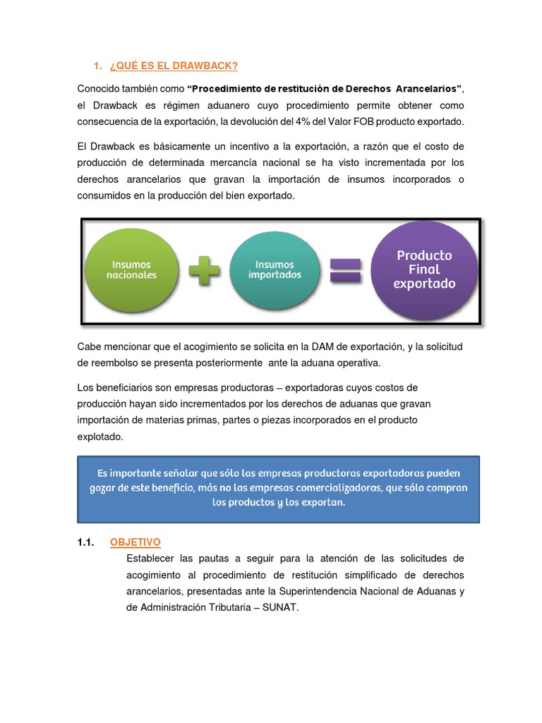 Qué Es El Drawback Eee | PDF