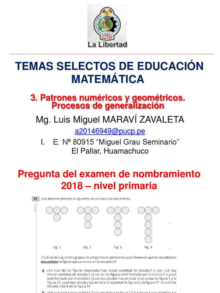 Temas Selectos de Educación Matemática - 3 | PDF | Razón | Razonamiento inductivo