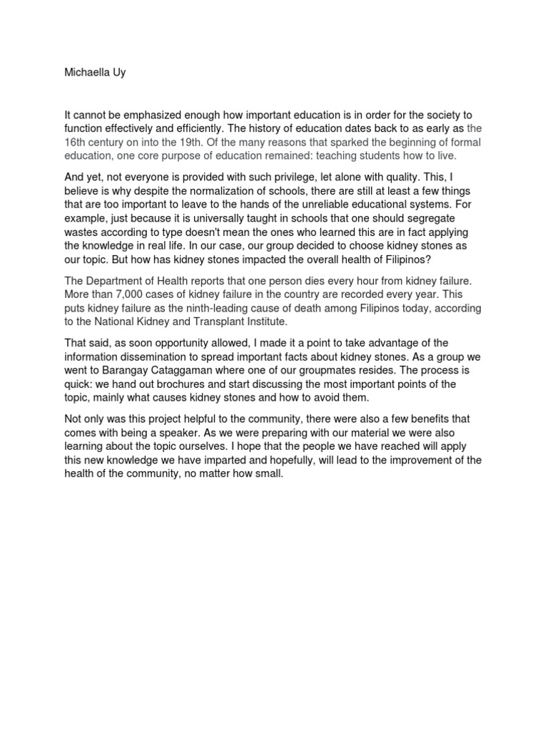 Reflection Bio | PDF