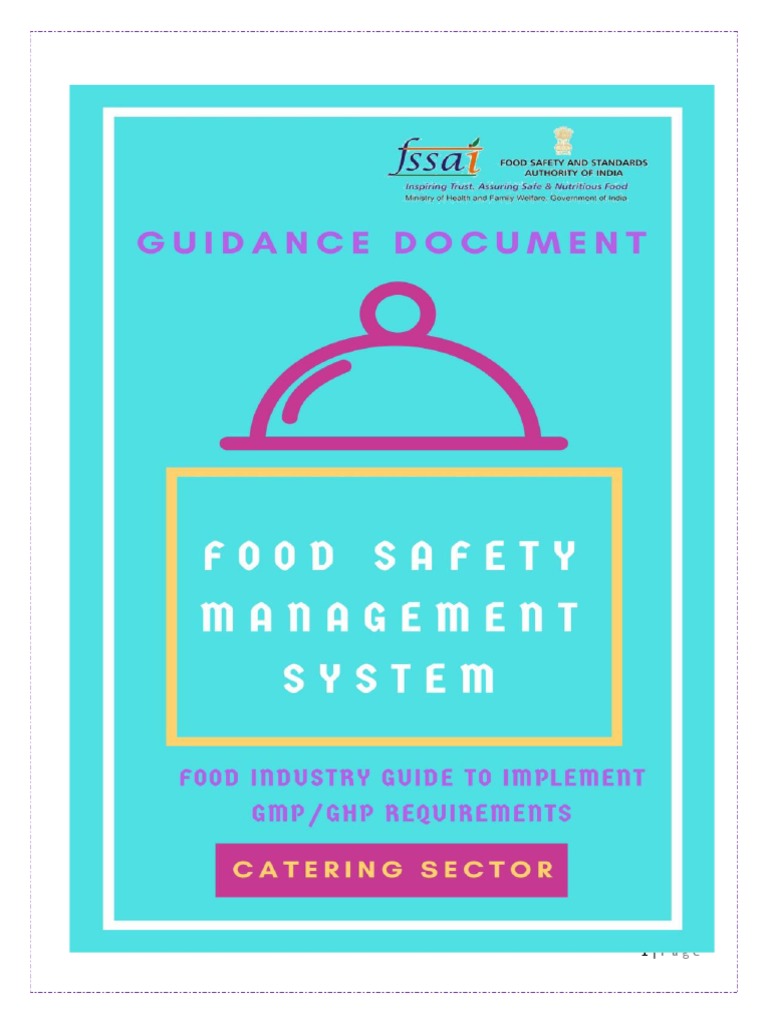 Guidance Document Catering Sector 19-01-2018 | PDF | Food Safety ...