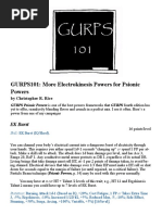 GURPS SKILLS List | PDF | Weaponry