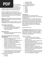 LESSON 2-Human Acts Vs Acts of Man | PDF | Free Will | Morality